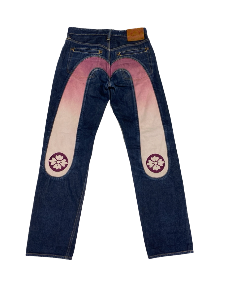 Evisu Purple Gradient Daicock Denim Jean – VV department