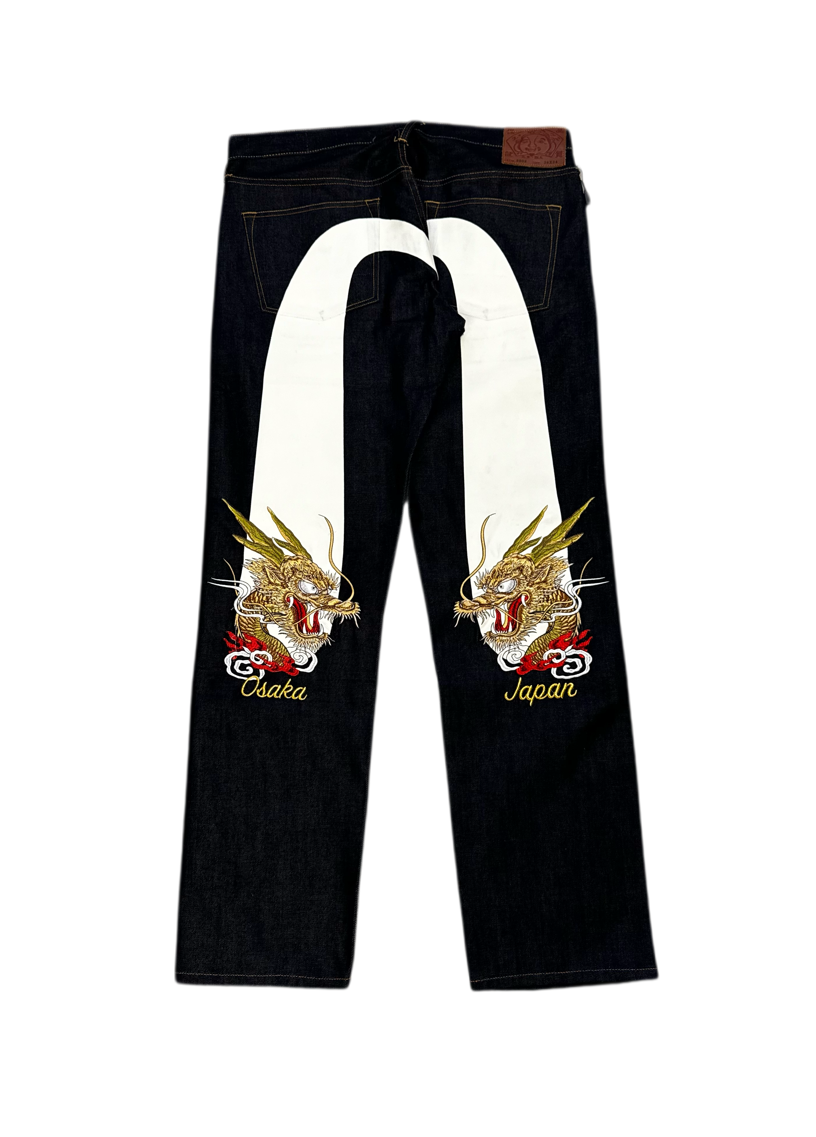 Evisu White Daicock Dragon Jeans – VV department