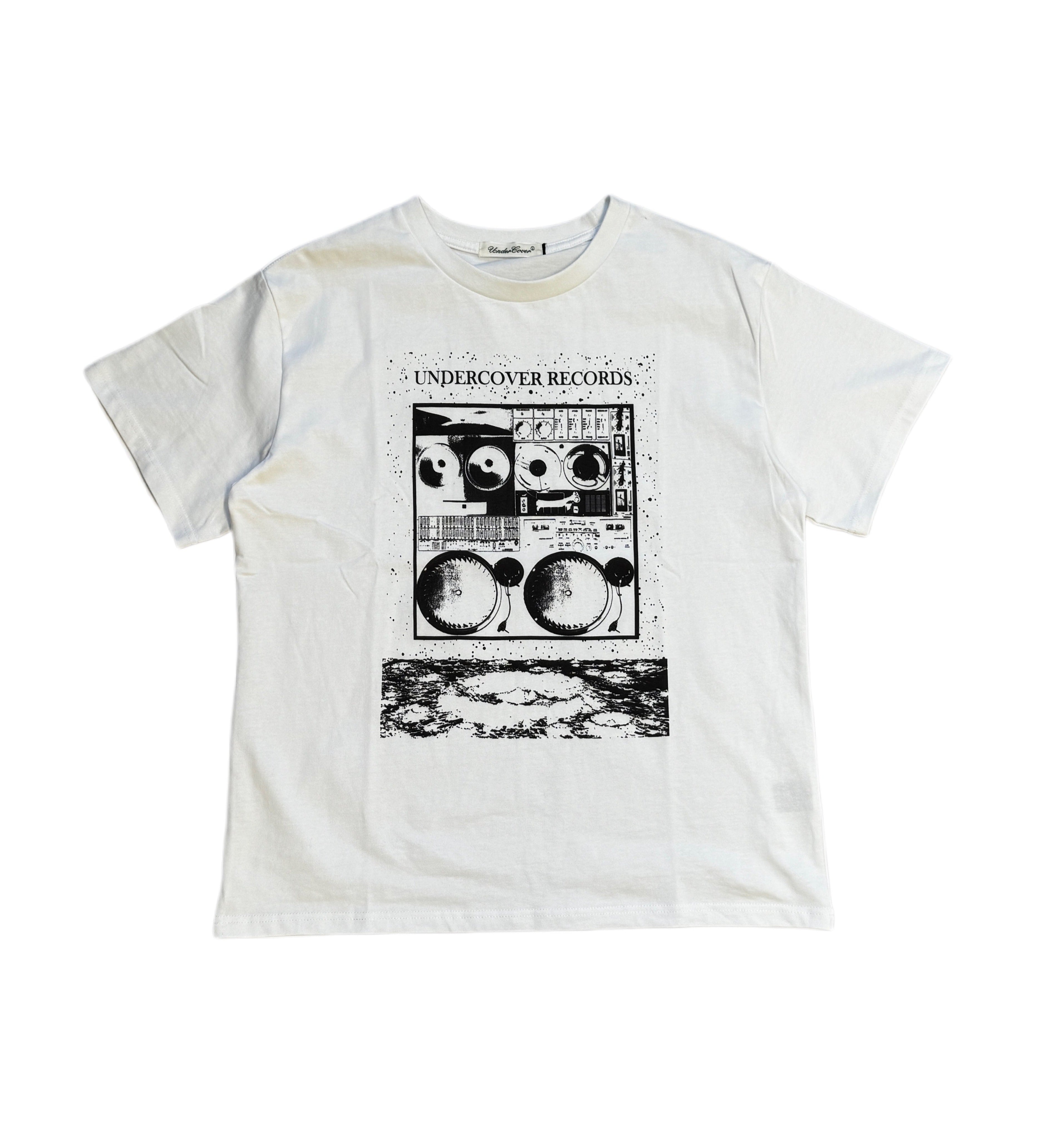 Undercover Record White Tee – VV department